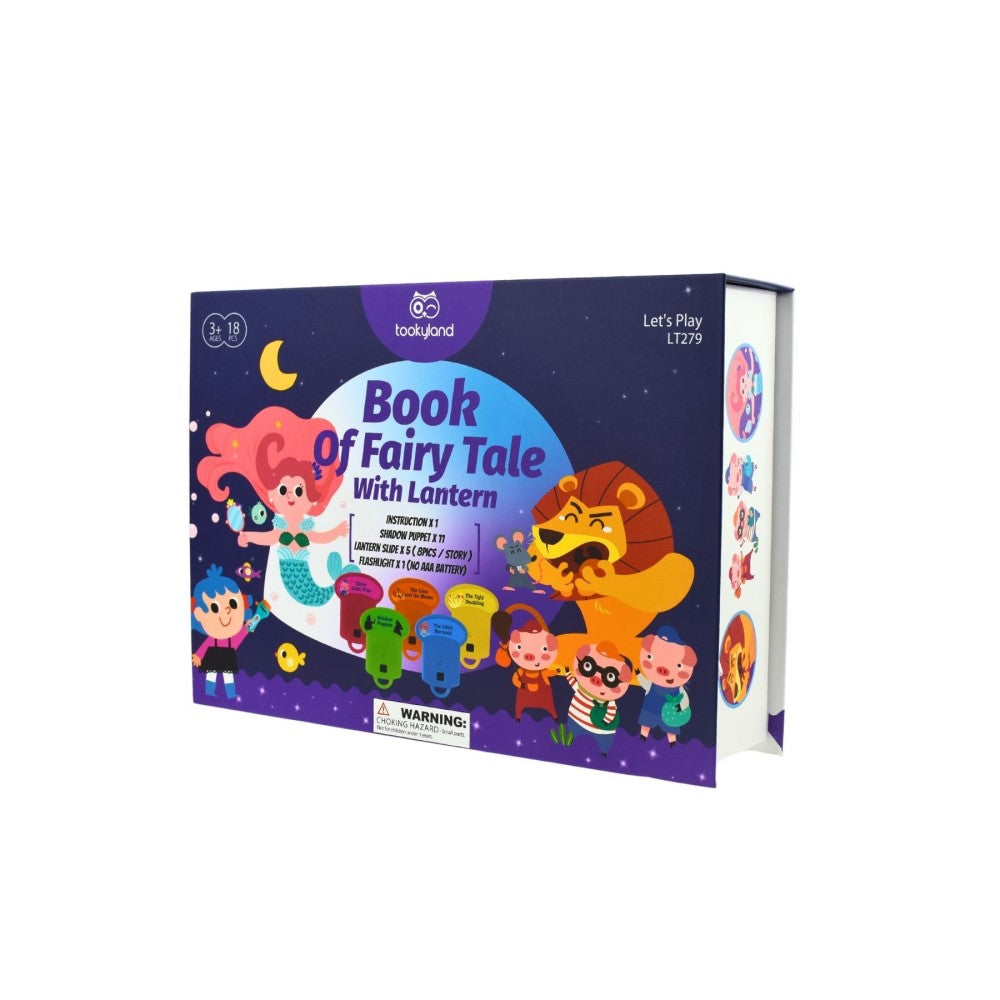 Kids Shadow Theatre Puppets Storybook With 4 Fairy Tales