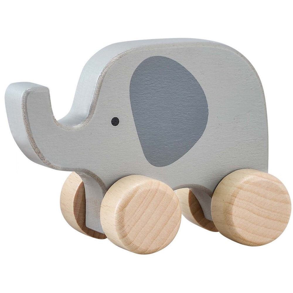 Wooden Elephant Push & Pull Toy