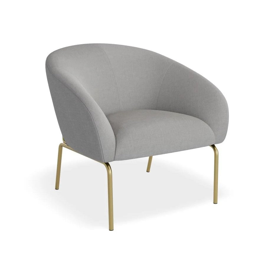 Modern Oasis Grey Single Seater Sofa (Available in 2 Frame Colors)