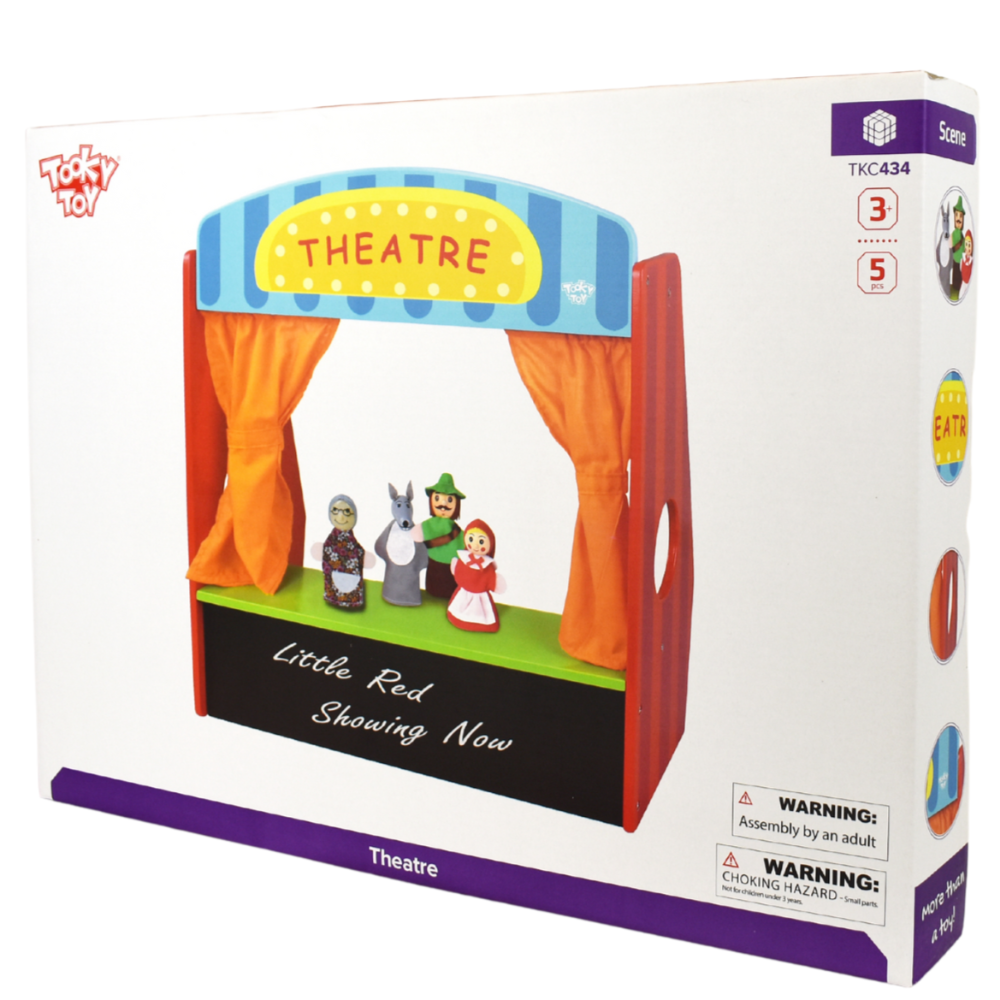 Kids Theatre - Finger Puppets & Stage Set